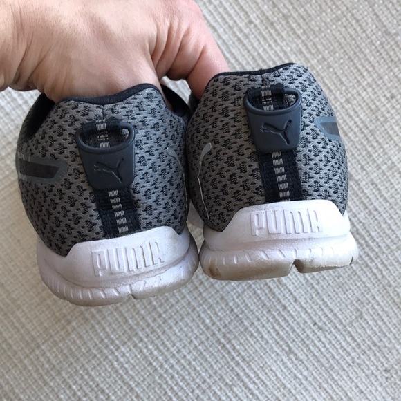 Puma | Shoes | Puma Gray Slip On Sneakers Size 8 | Poshmark